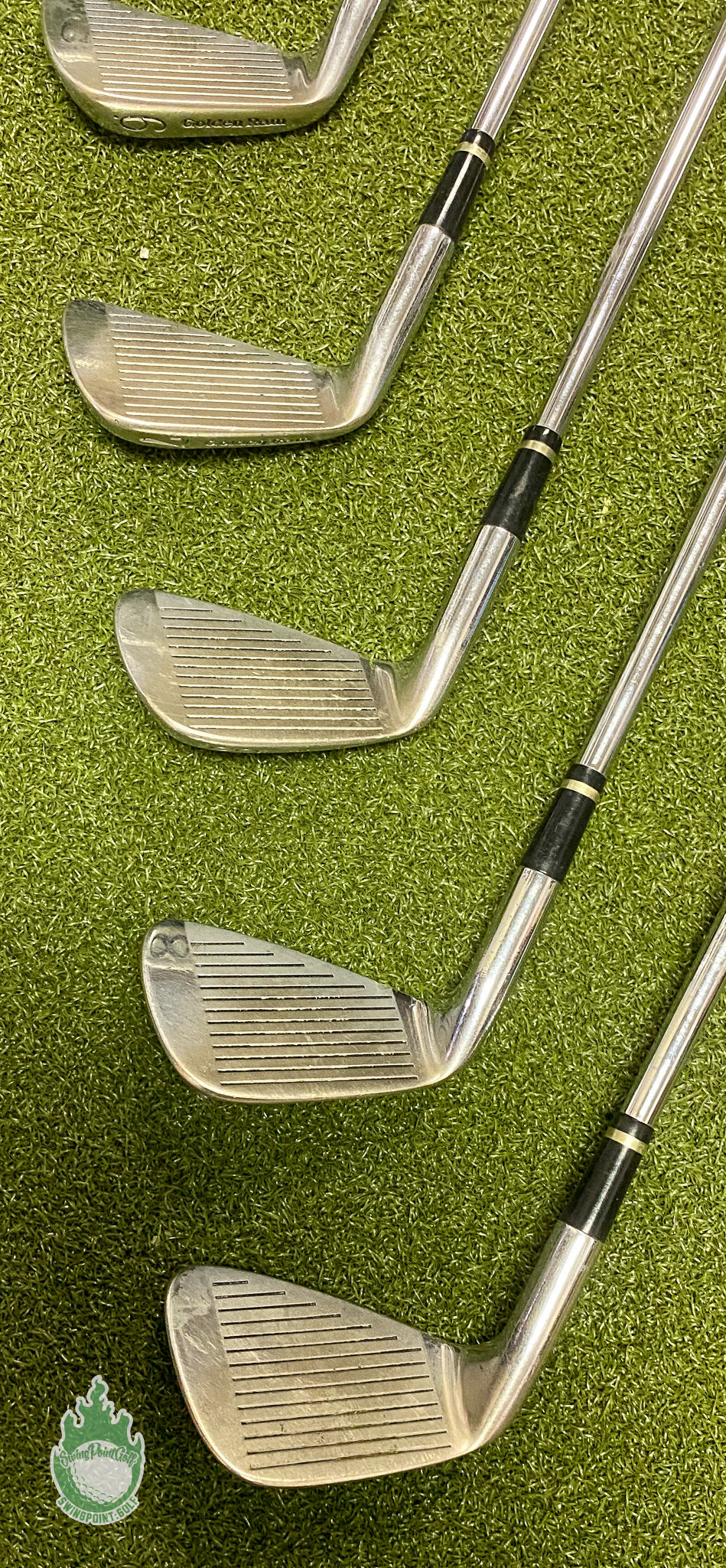 Used RH Golden Ram Tour Grind Axial Irons 3-PW 6.5 Stiff Steel Golf ...