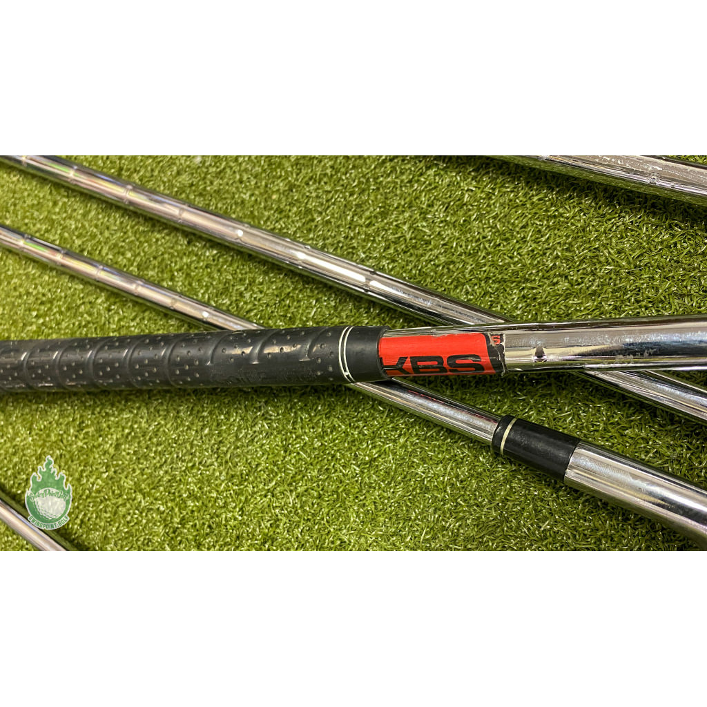 Used RH TaylorMade R11 Irons 3-9 KBS Tour Stiff Flex Steel Golf Club ...