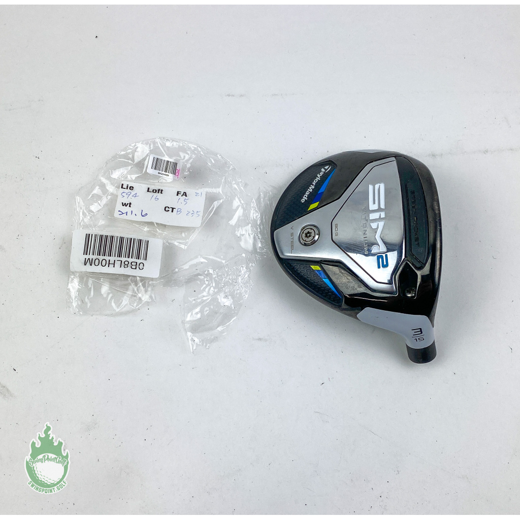 Tour Issue RH 2021 TaylorMade SIM 2 Titanium 3 Wood 15* HEAD ONLY Golf ...