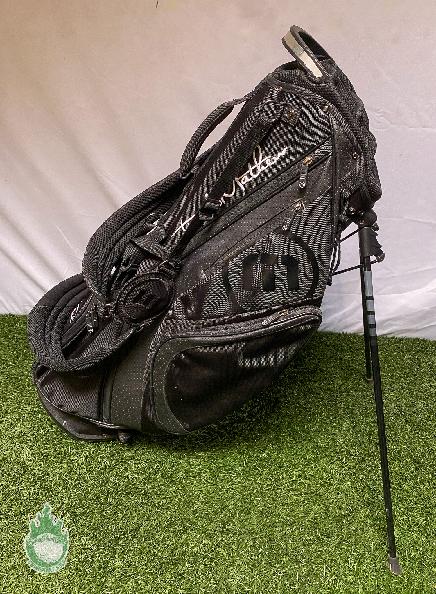 Used Travis Mathew Golf Stand Bag Embroidered 6-way 7 Pockets No ...
