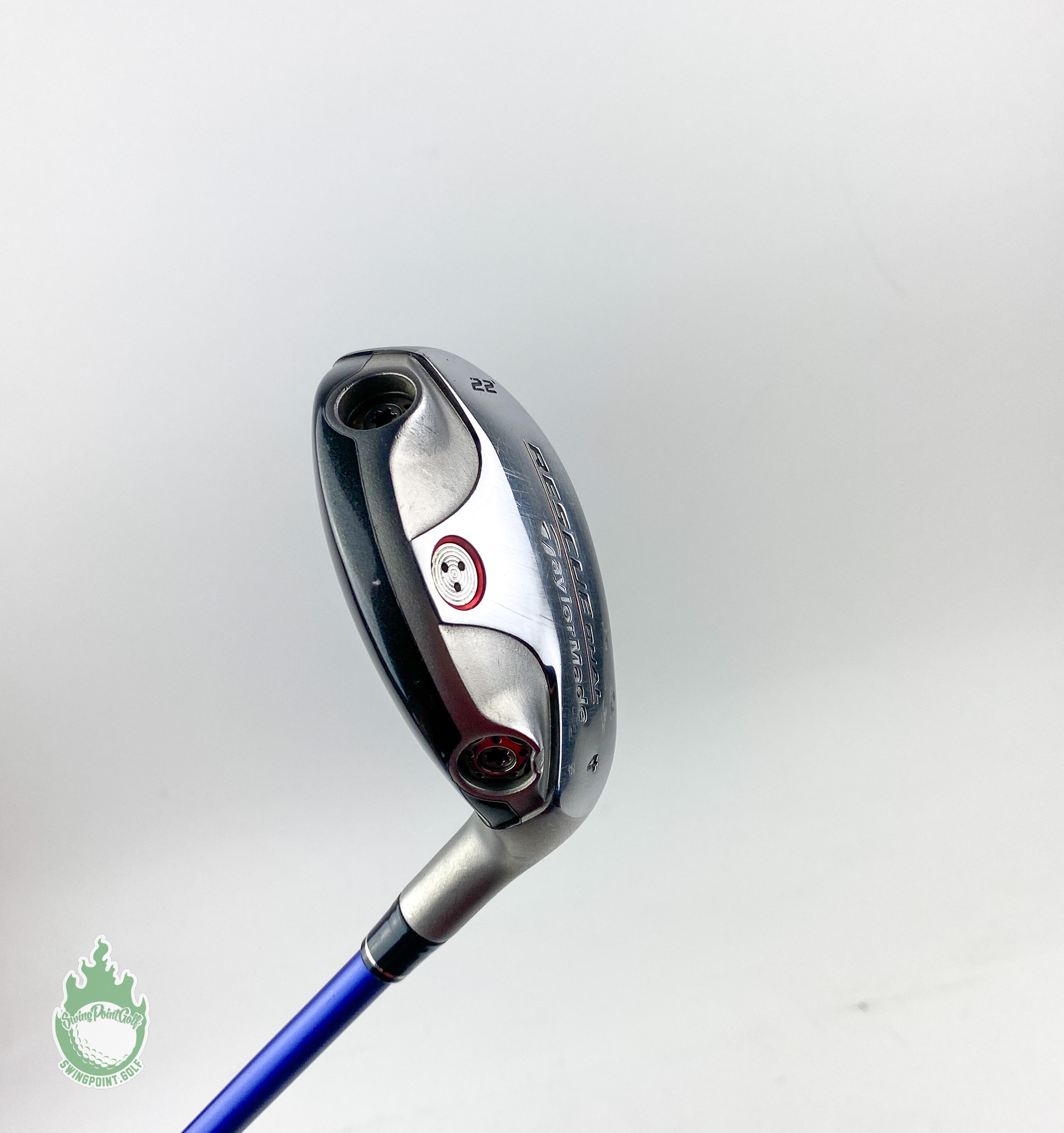 Used Right Handed TaylorMade Rescue Dual 4 Hybrid 22* Regular Flex ...