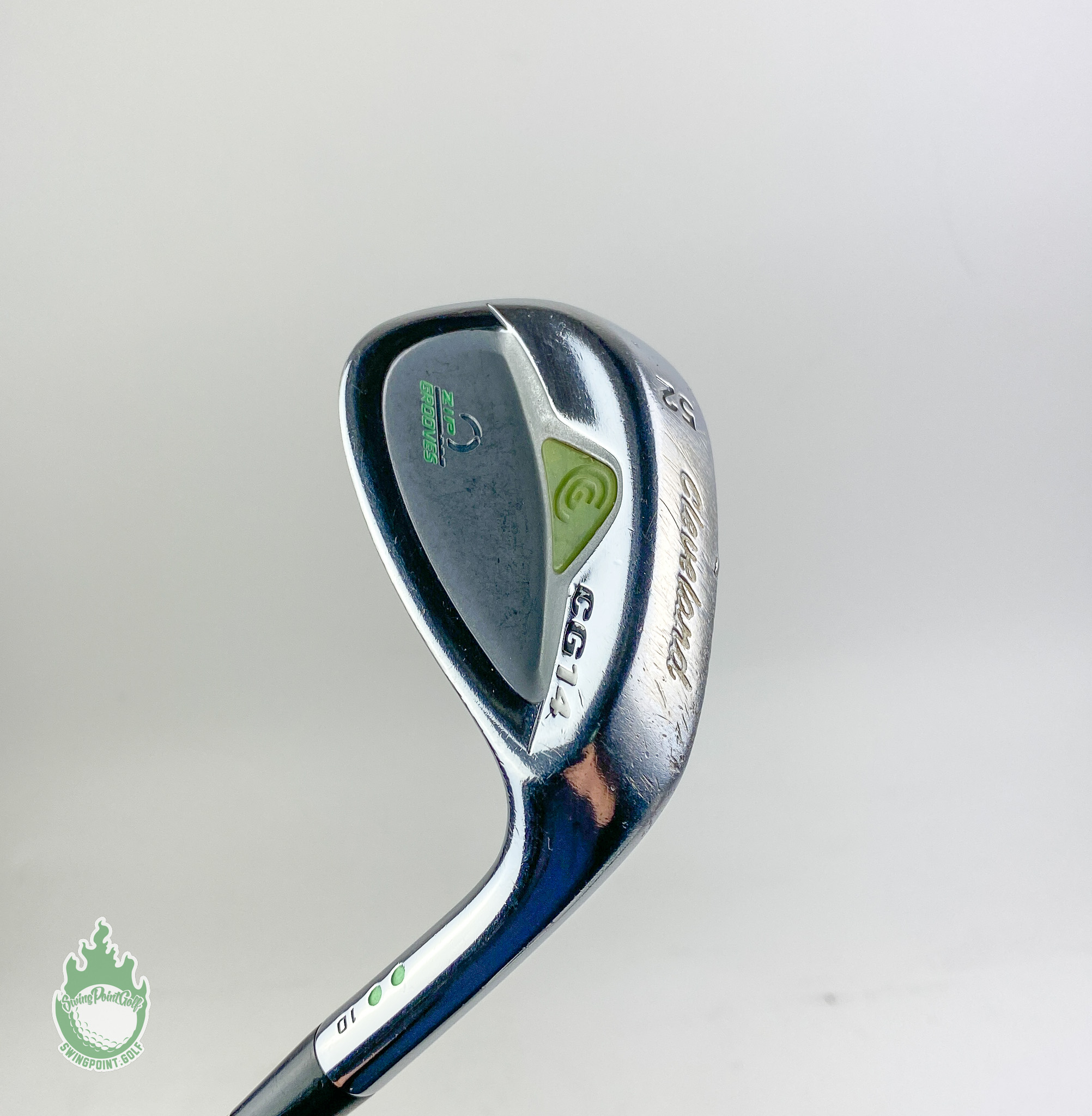 RH Cleveland CG14 Zip Grooves Satin Wedge 52*-10 Ladies Flex Graphite ...