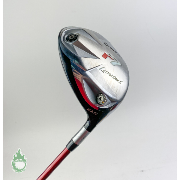Used RH TaylorMade r7 Limited Driver 10.5* Stiff Flex Graphite Golf ...