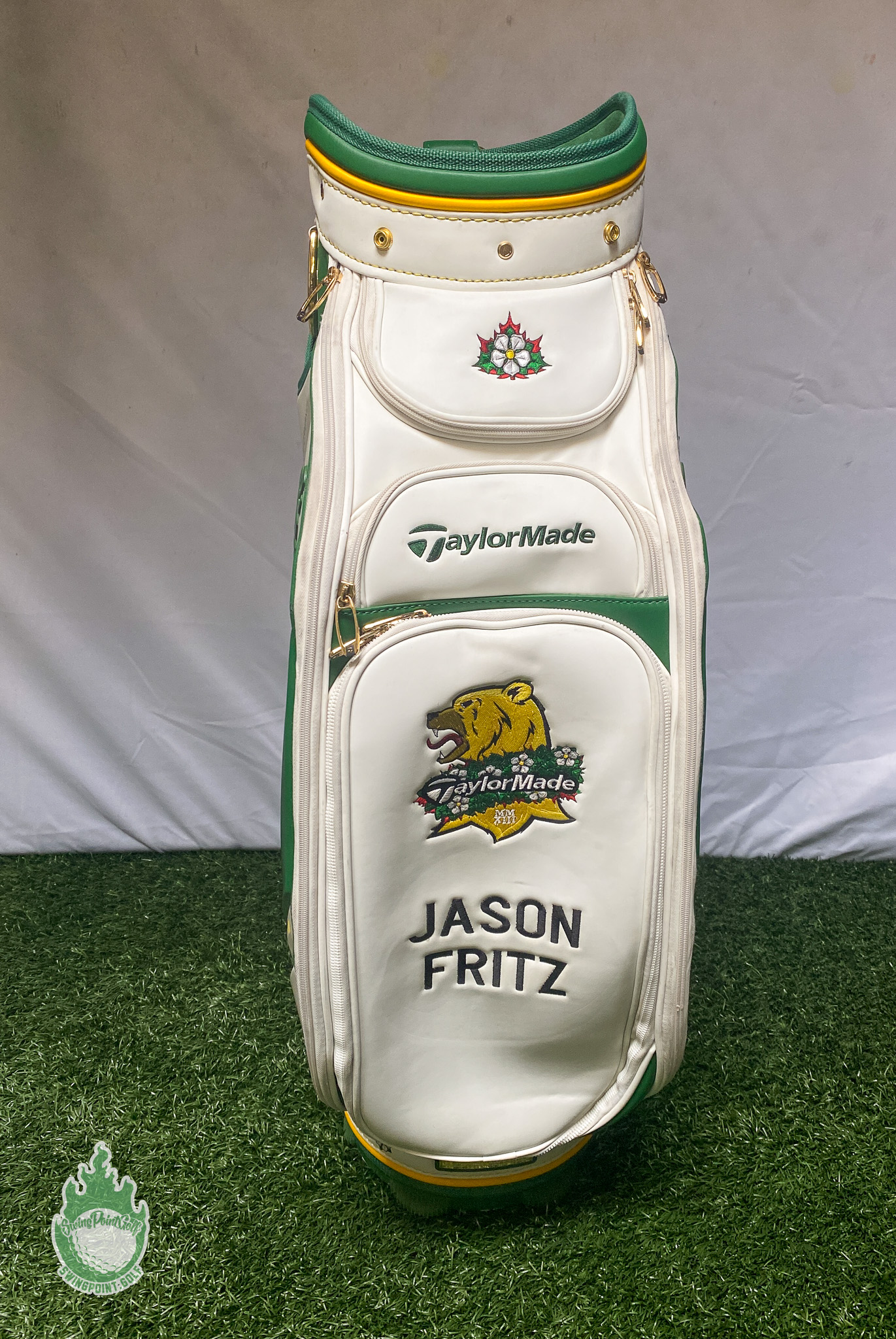 TaylorMade Golf Staff Bag 2013 Masters Season Opener Embroidered Green ...