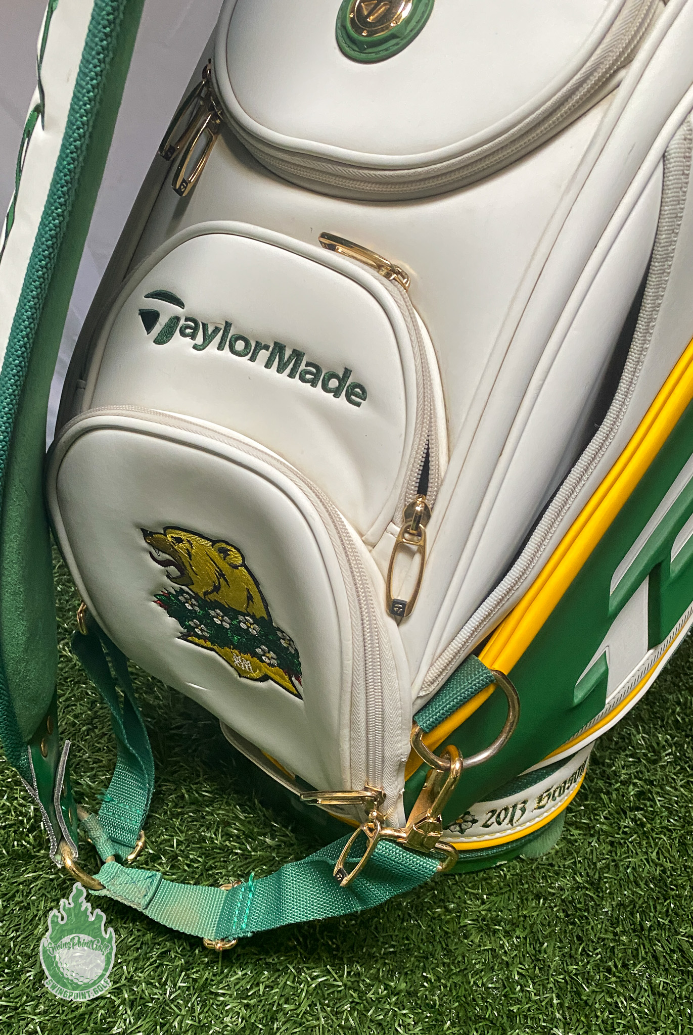 TaylorMade Golf Staff Bag 2013 Masters Season Opener Embroidered Green ...