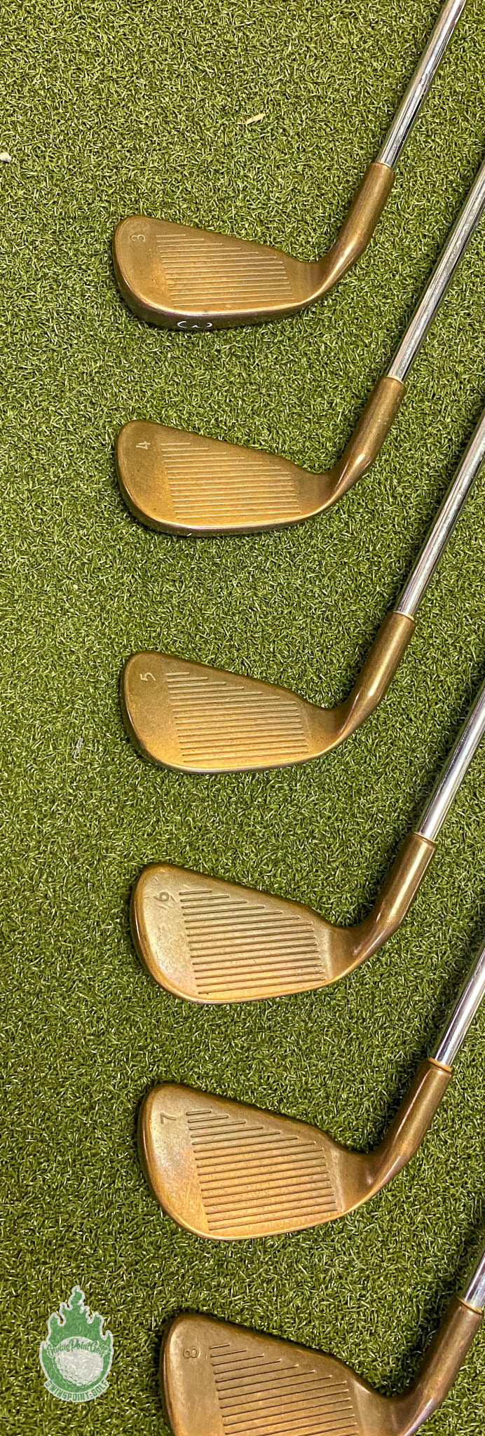 Used RH Ping Red Dot Eye 2 Beryllium Copper Irons 3-PW Stiff Steel Golf Set · SwingPoint Golf®