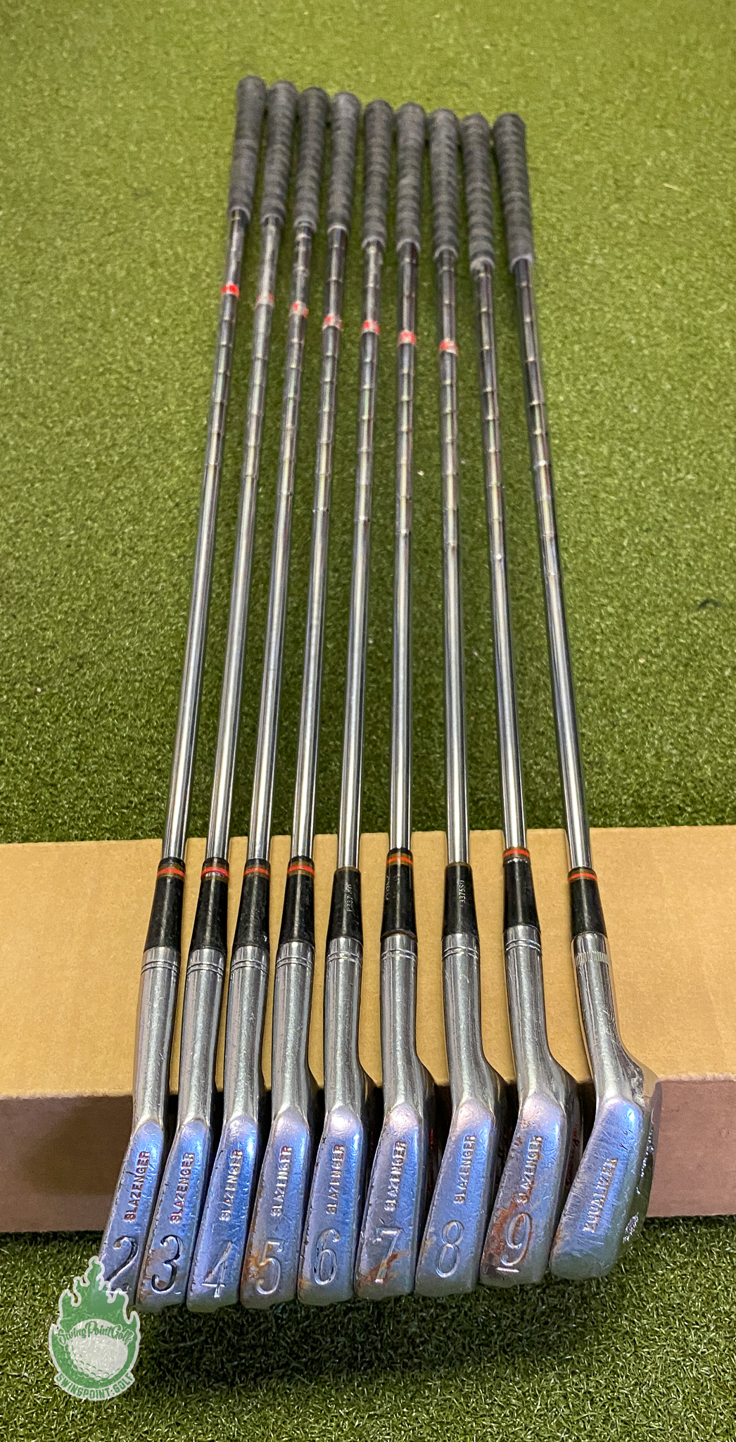 Used Slazenger Ben Hogan Apex Irons 2-EW Apex 3 Regular Flex Steel Golf ...