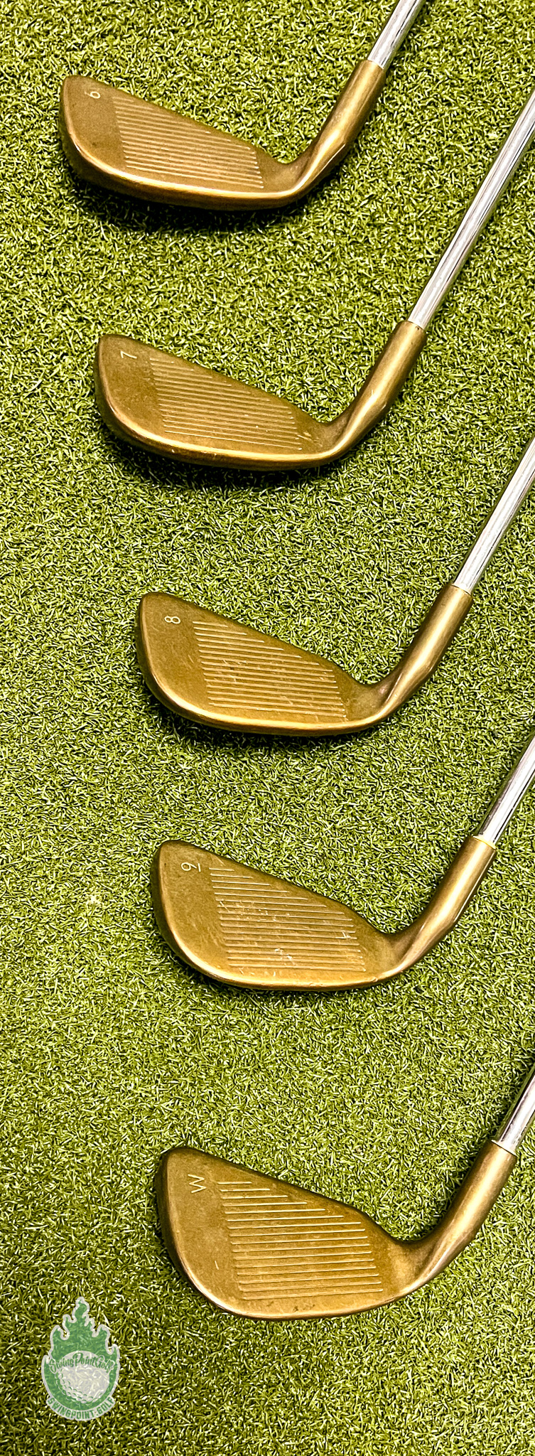 Used RH Ping Red Dot Zing Beryllium Copper Irons 4-PW Stiff Flex Steel ...