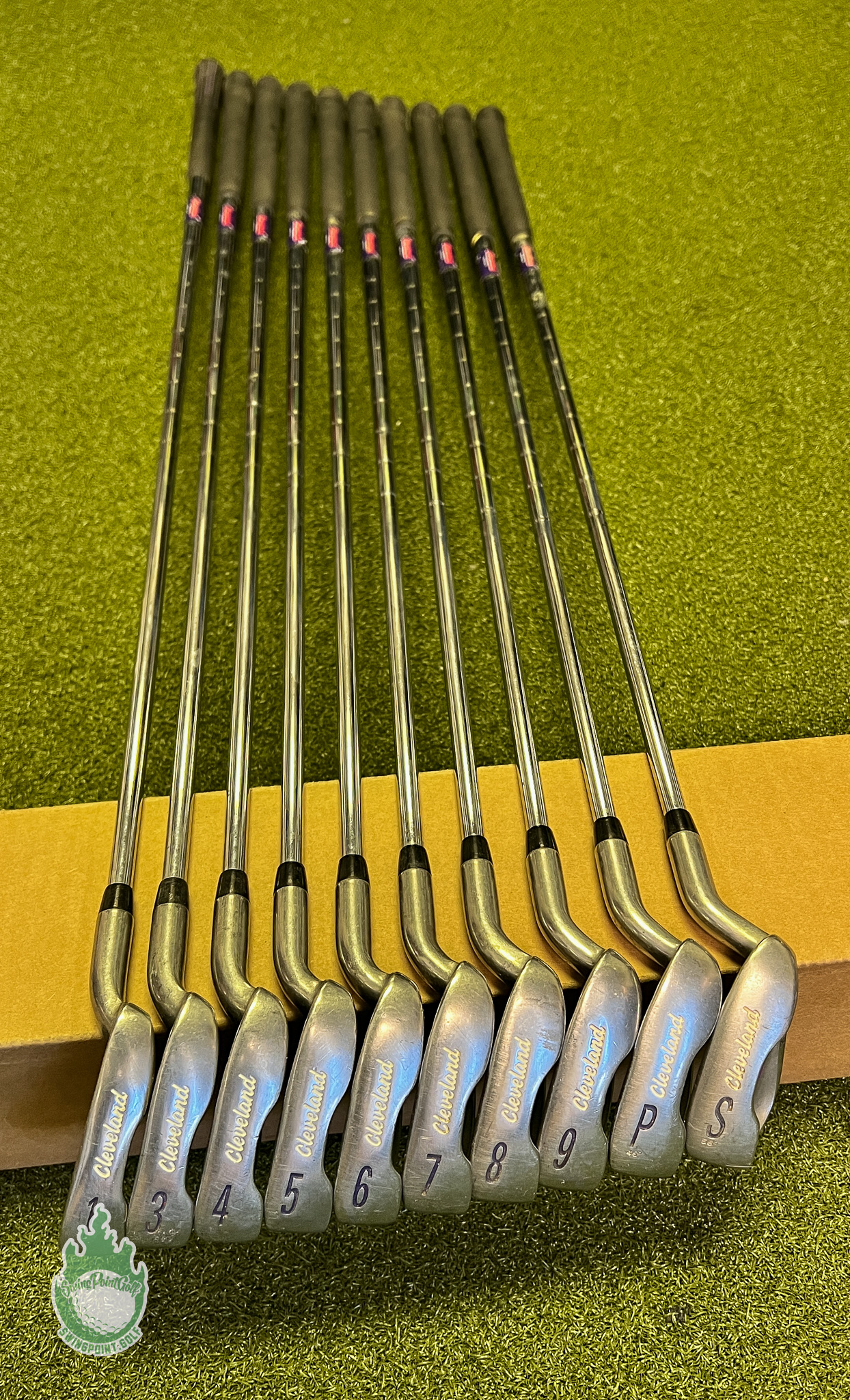 Used Right Handed Cleveland VAS 792 Irons 1,3-PW/SW Uniflex Steel Golf ...