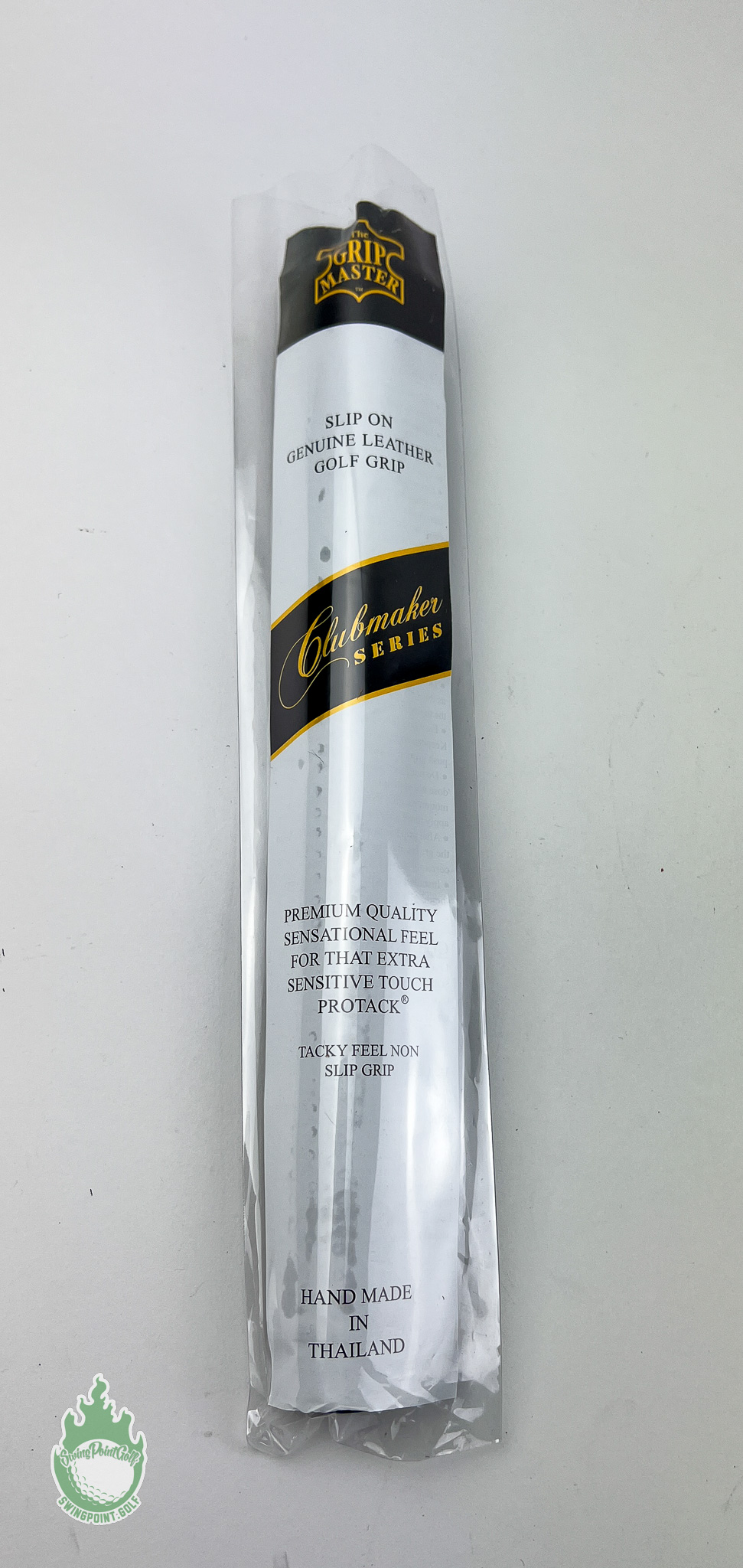 New Grip Master Genuine Kangaroo Leather Stitchback Black Golf Grip ...