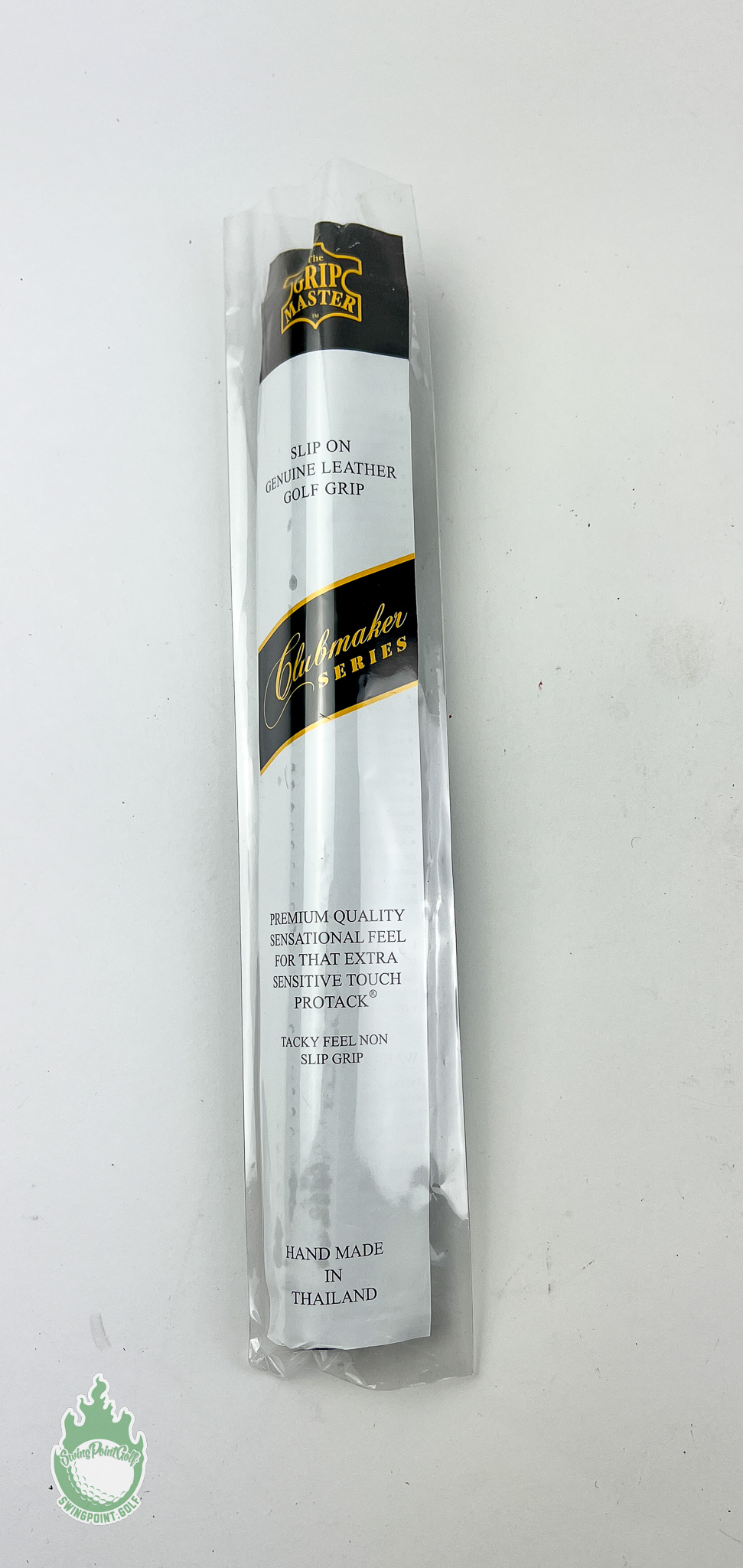 New Grip Master Genuine Kangaroo Leather Stitchback Black Golf Grip ...