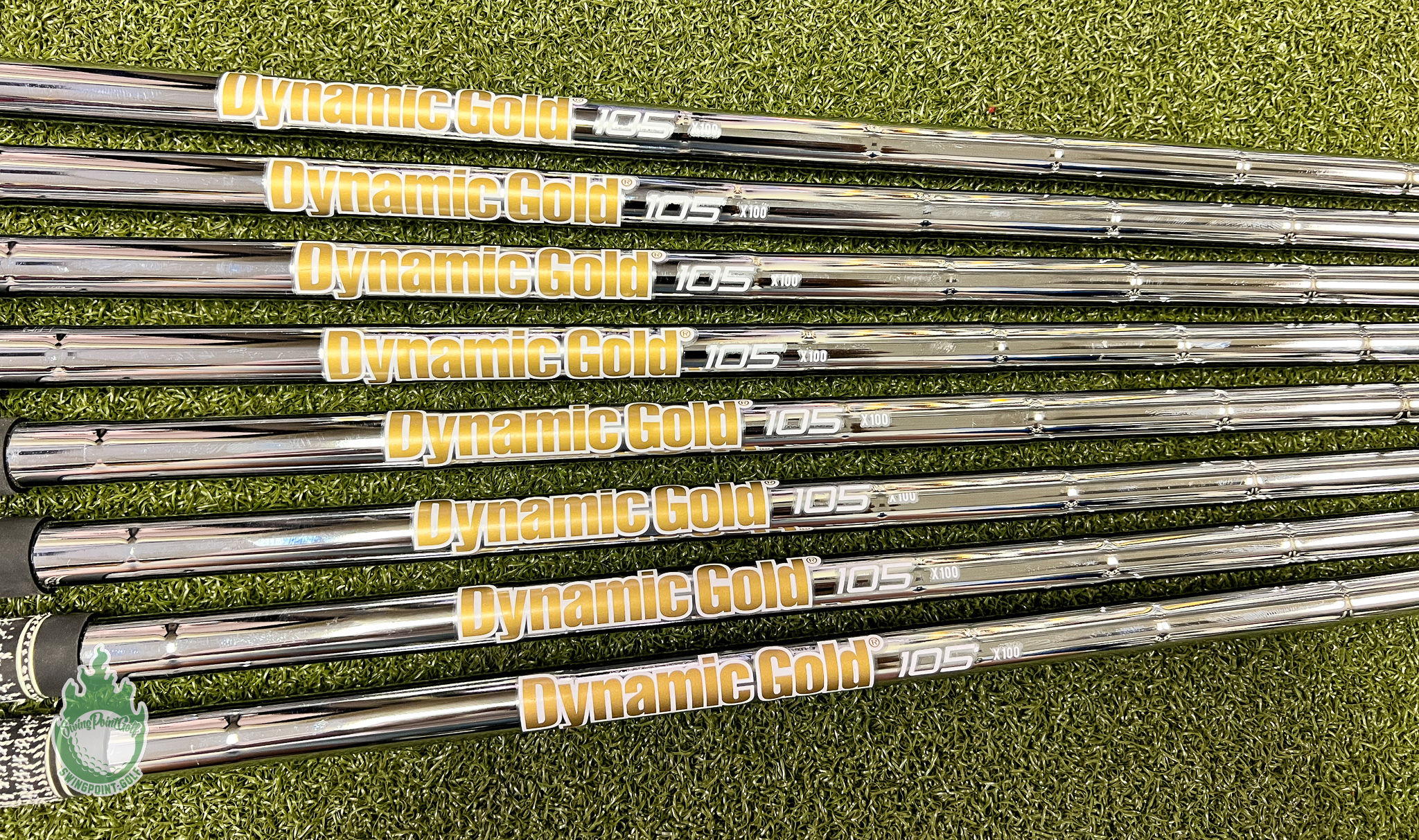 Used TT Dynamic Gold 109g X-Flex Steel Iron Shafts 4-GW Iron Parallel ...