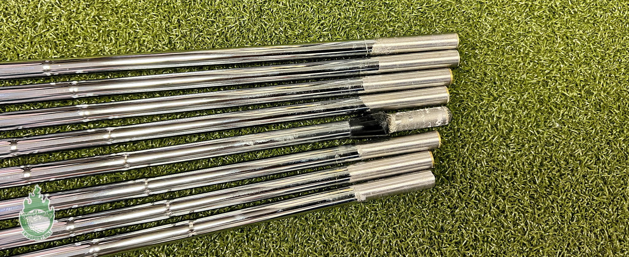 Used TT Dynamic Gold 109g X-Flex Steel Iron Shafts 4-GW Iron Parallel ...