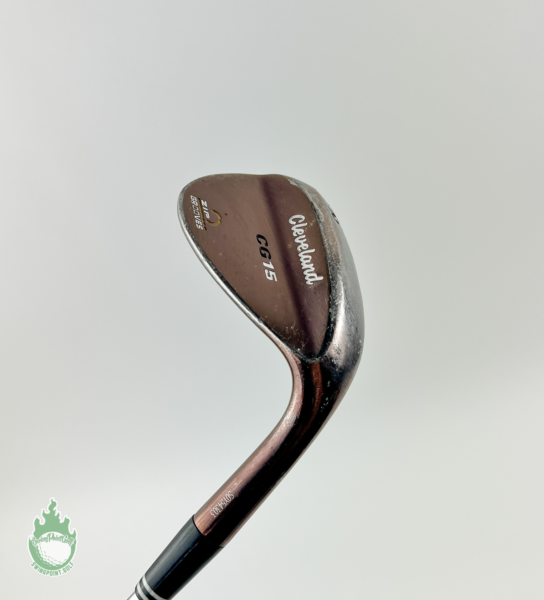 Cleveland CG15 Zip Grooves Wedge Black Pearl 52*-10 Wedge Flex Steel ...