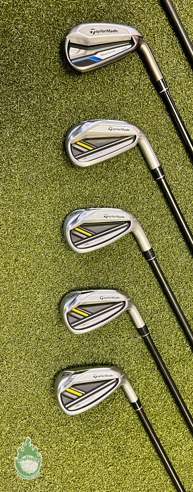 Used RH TaylorMade RBladez Irons 4-PW 65g Regular Flex Graphite Golf ...