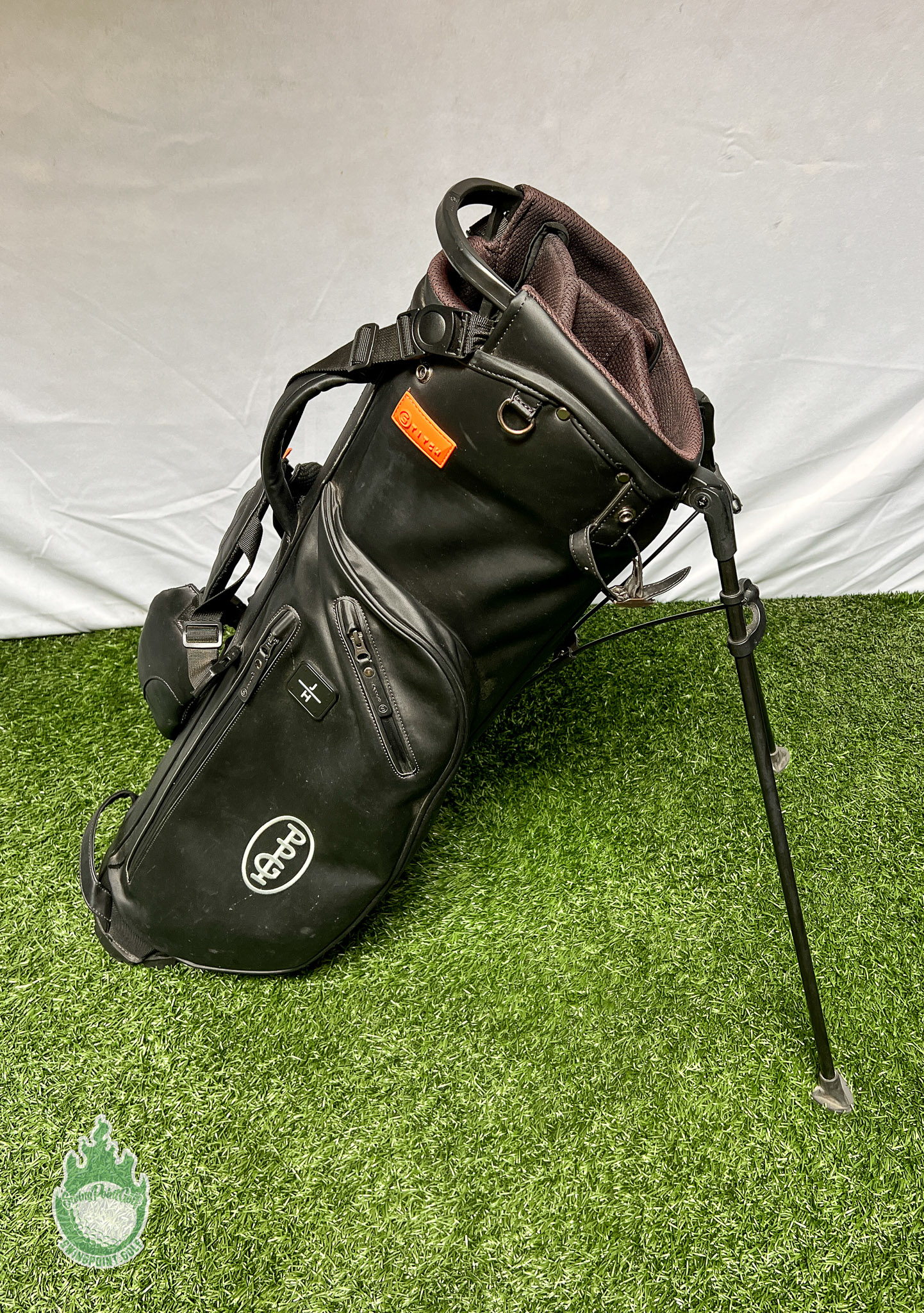 Used Stitch Golf Black 4-way Stand Bag · SwingPoint Golf®