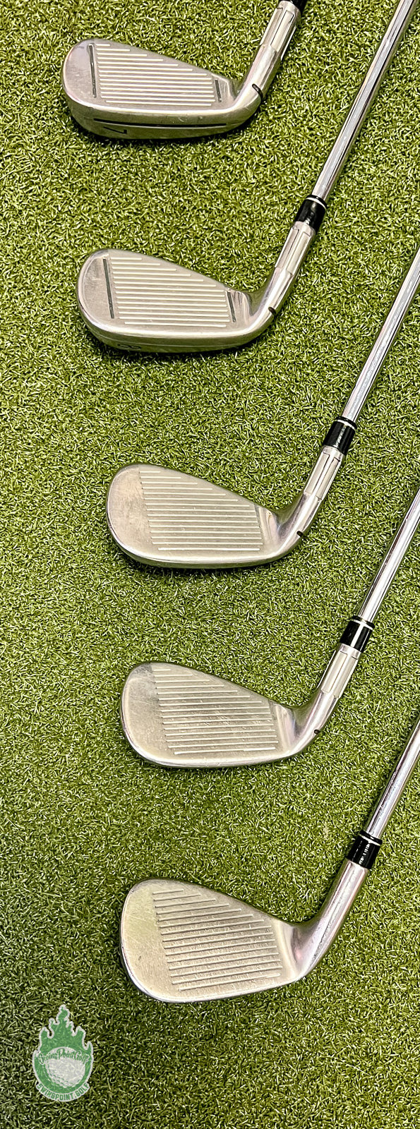 Used RH TaylorMade M4 Irons 4-PW/AW KBS MAX 85g Regular Flex Steel Golf ...