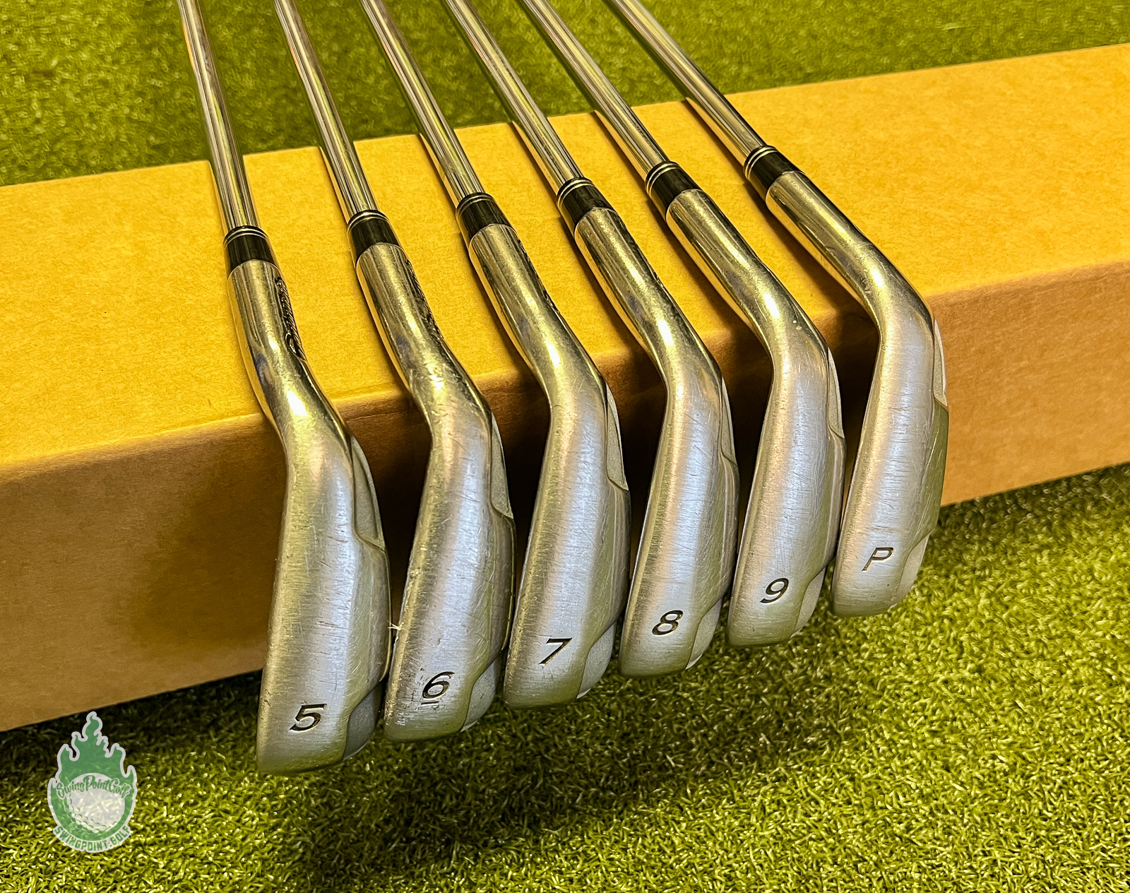 Used RH TaylorMade Burner Plus Irons 5-PW 85g Uniflex Steel Golf Club ...