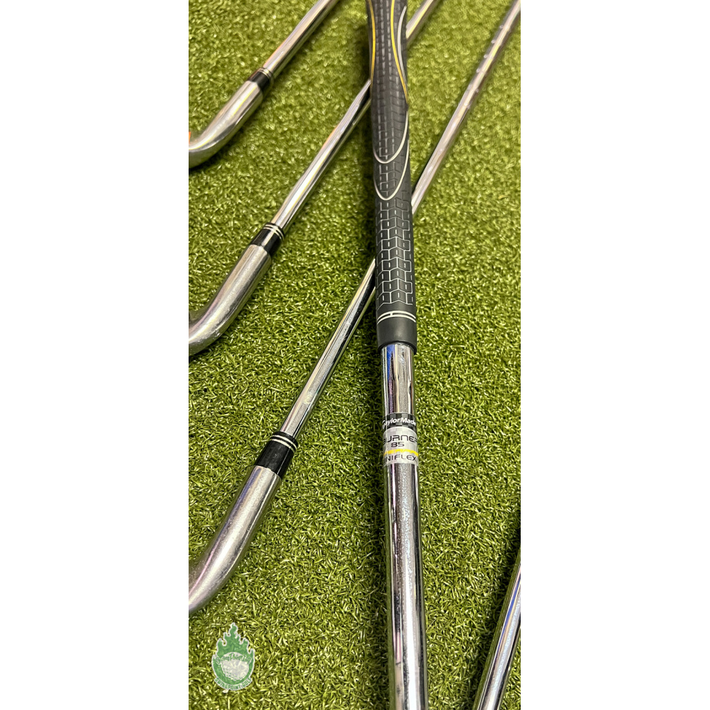 Used RH TaylorMade Burner Plus Irons 5-PW 85g Uniflex Steel Golf Club ...