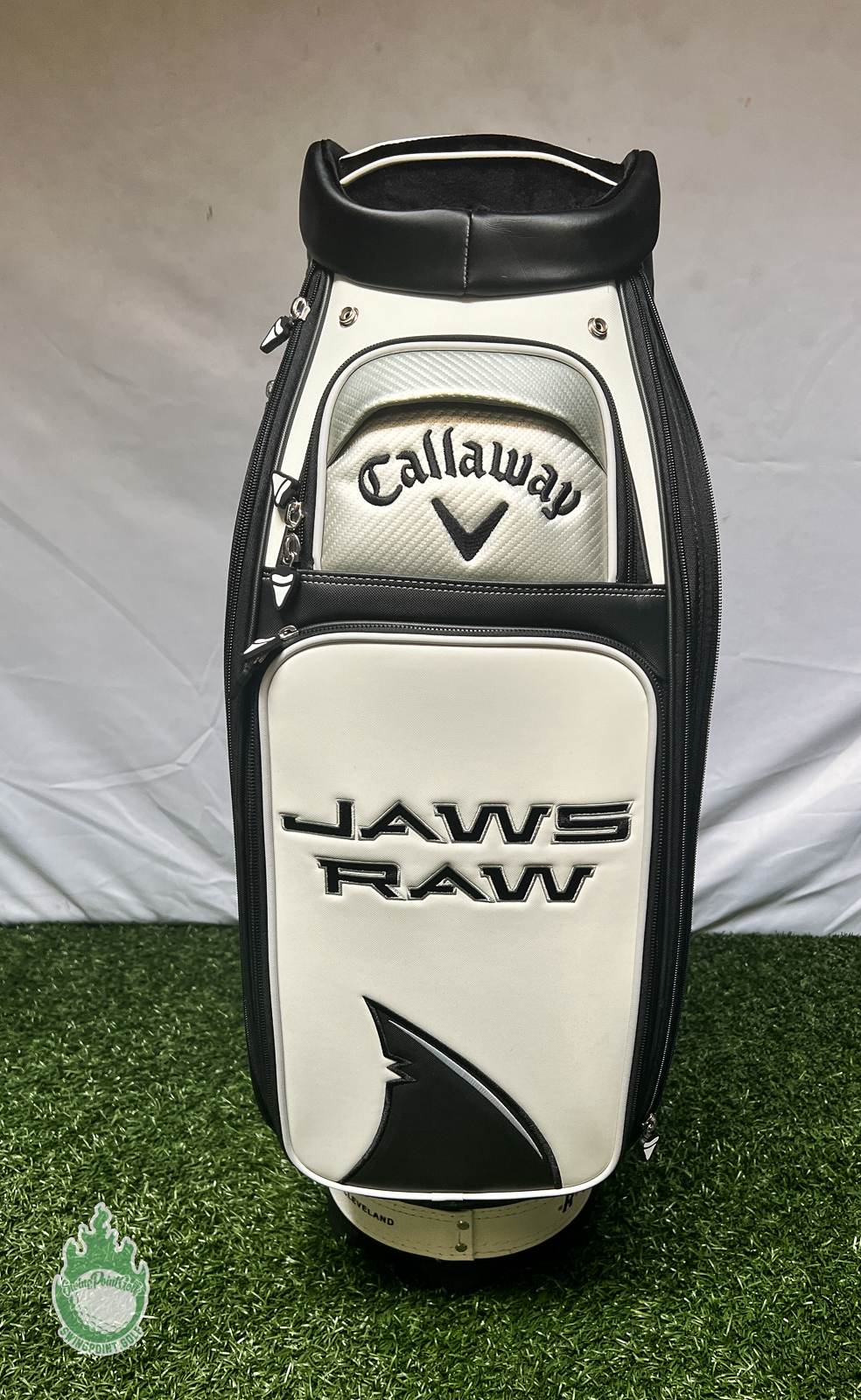 Brand New Callaway Jaws Raw Staff Golf Cart Carry Bag 6-Way 13 Pockets ...