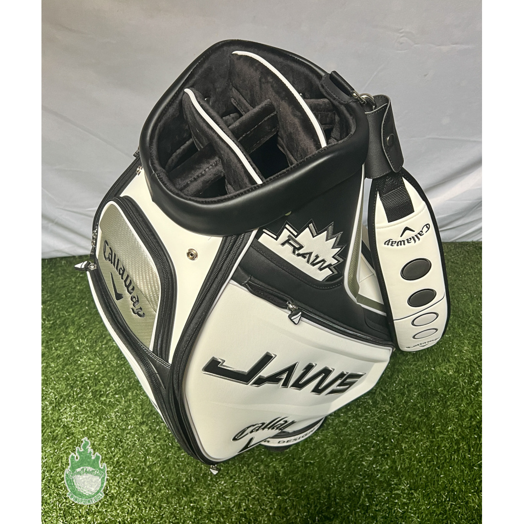Brand New Callaway Jaws Raw Staff Golf Cart Carry Bag 6-Way 13 Pockets ...