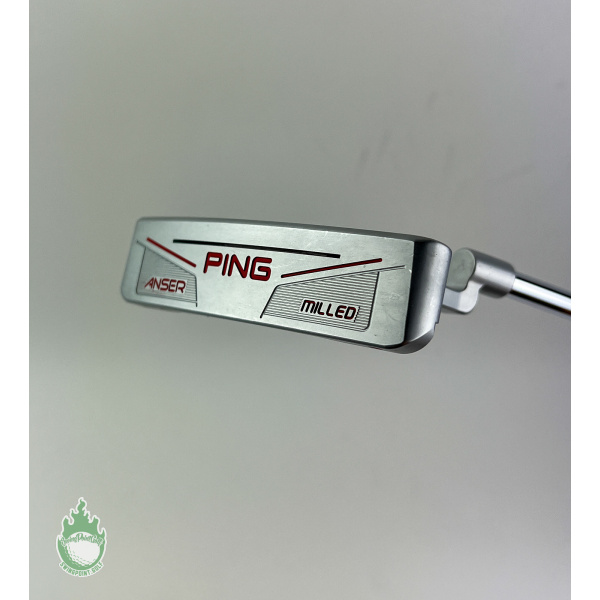 Used Right Handed Ping Red Dot Anser Milled Putter 34" Steel Golf Club ...