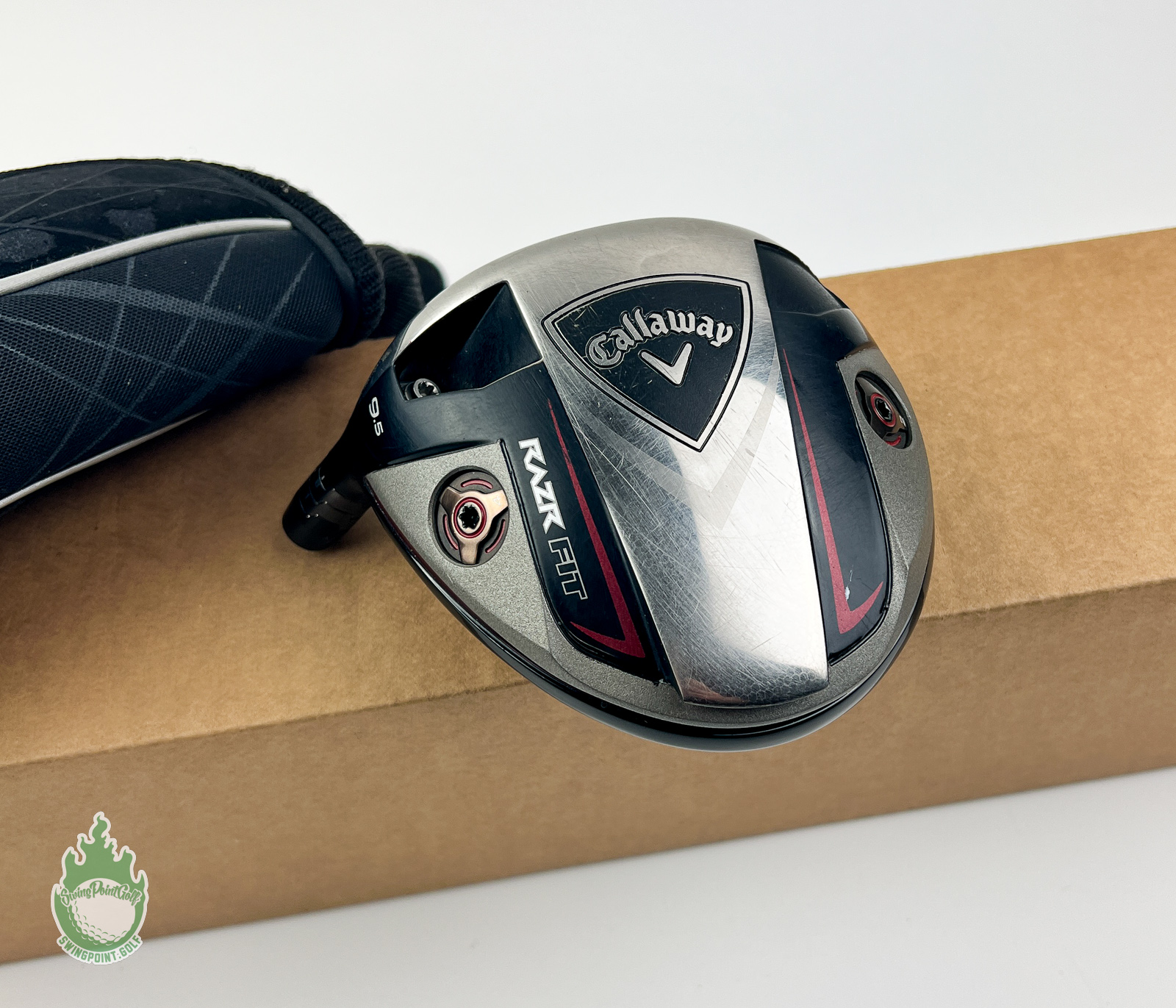 Used Left Handed Callaway RAZR FIT Driver 9.5* HEAD ONLY Graphite Golf ...