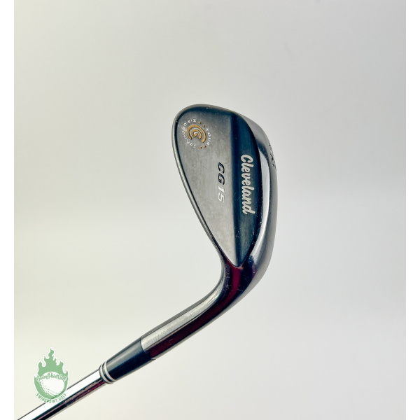 Used Cleveland CG15 Zip Grooves Black Wedge 62*-12 Wedge Flex Steel ...