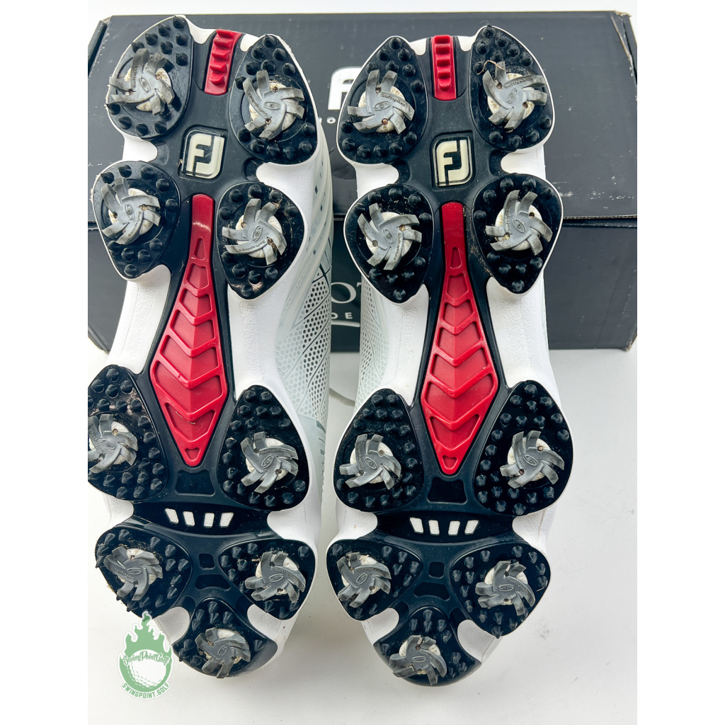 Used w/Box FootJoy FJ HyperFlex Golf Shoes Men's Size 11 White FTF 2.0 ...