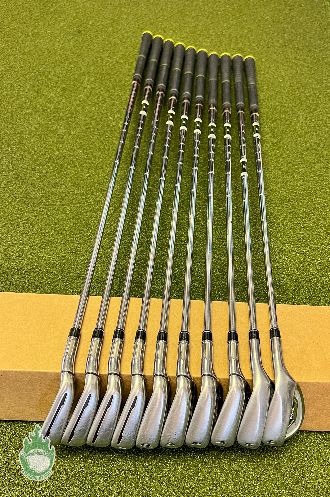 Used RH 2017 TaylorMade M2 Irons 4-PW/AW/SW/LW 88g Regular Flex Steel ...