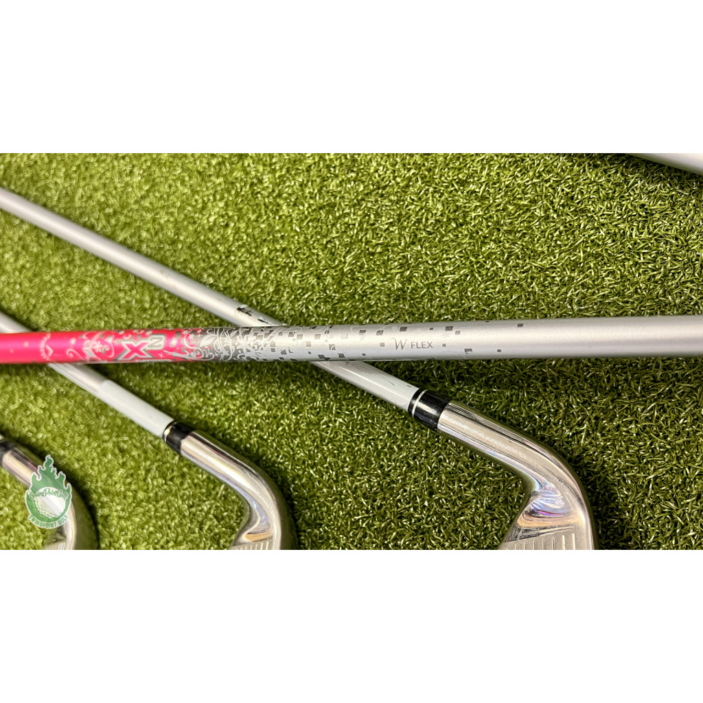 Used Right Handed Callaway X2 Hot Irons 5-PW/AW/SW Ladies Graphite Golf ...
