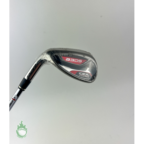 Left Handed New Adams IDEA a3 OS Pitching Wedge Stiff Flex Steel Golf ...