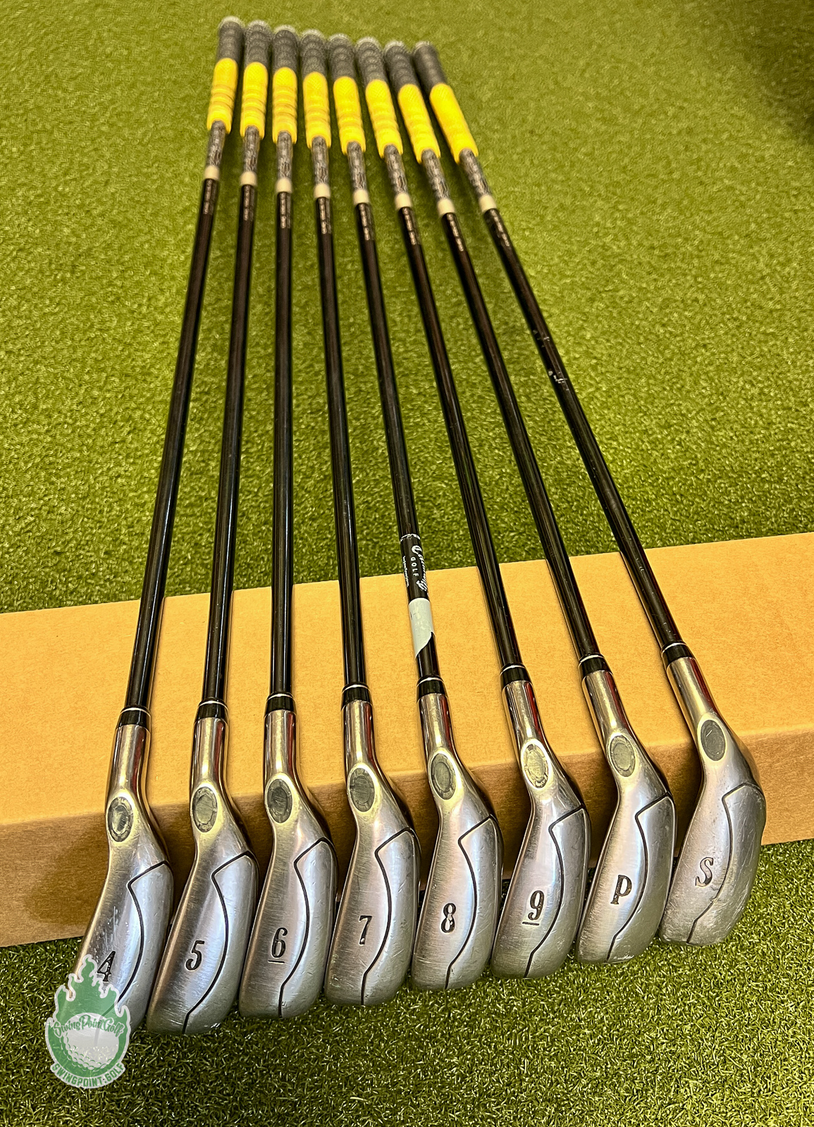 Used Callaway Golf Fusion Wide Sole Irons 4-PW/SW Ladies Flex Graphite ...