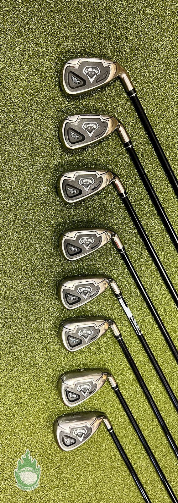 Used Callaway Golf Fusion Wide Sole Irons 4-PW/SW Ladies Flex Graphite ...