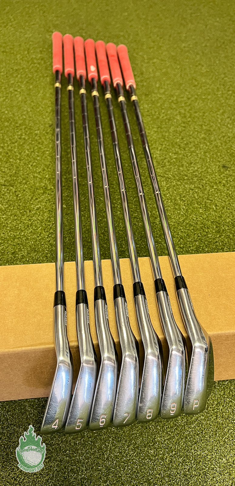 Used RH Mizuno MP-20 HMB Forged Irons 4-PW DG S300 Stiff Flex Steel ...