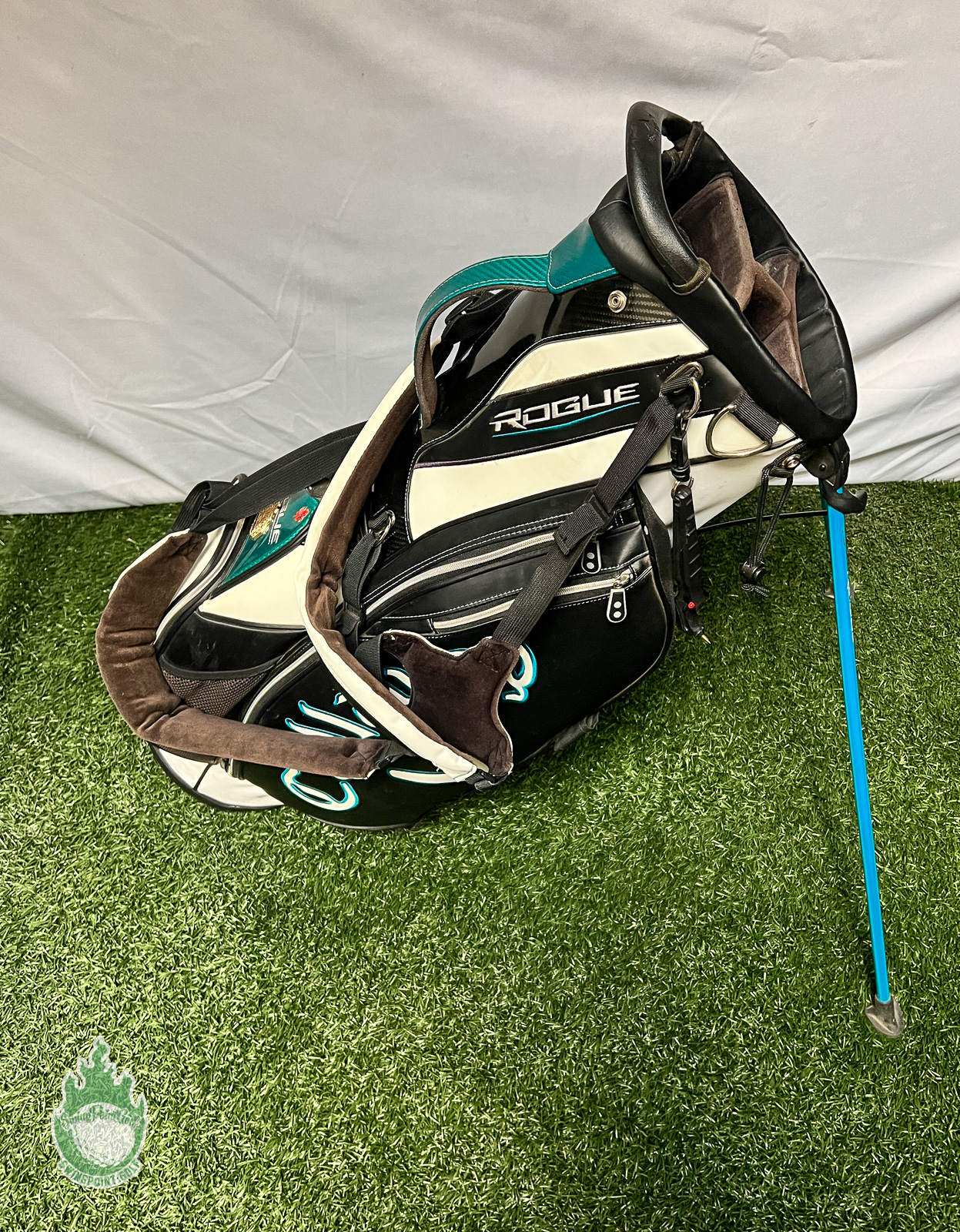 Used Callaway Rogue Stand Golf Cart Carry Bag 4-Way Bag with Strap ...