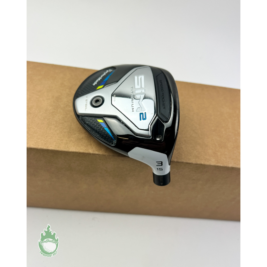 Used RH Tour Issue 2021 TaylorMade SIM 2 Titanium 3 Wood 15* HEAD ONLY ...
