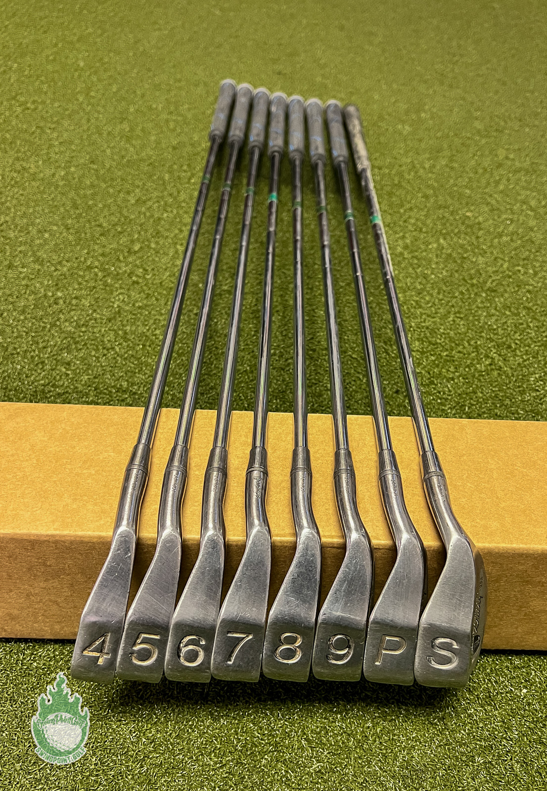 Used RH Stan Thompson Ginty Irons 4-PW/SW Ladies Flex Steel Golf Club ...