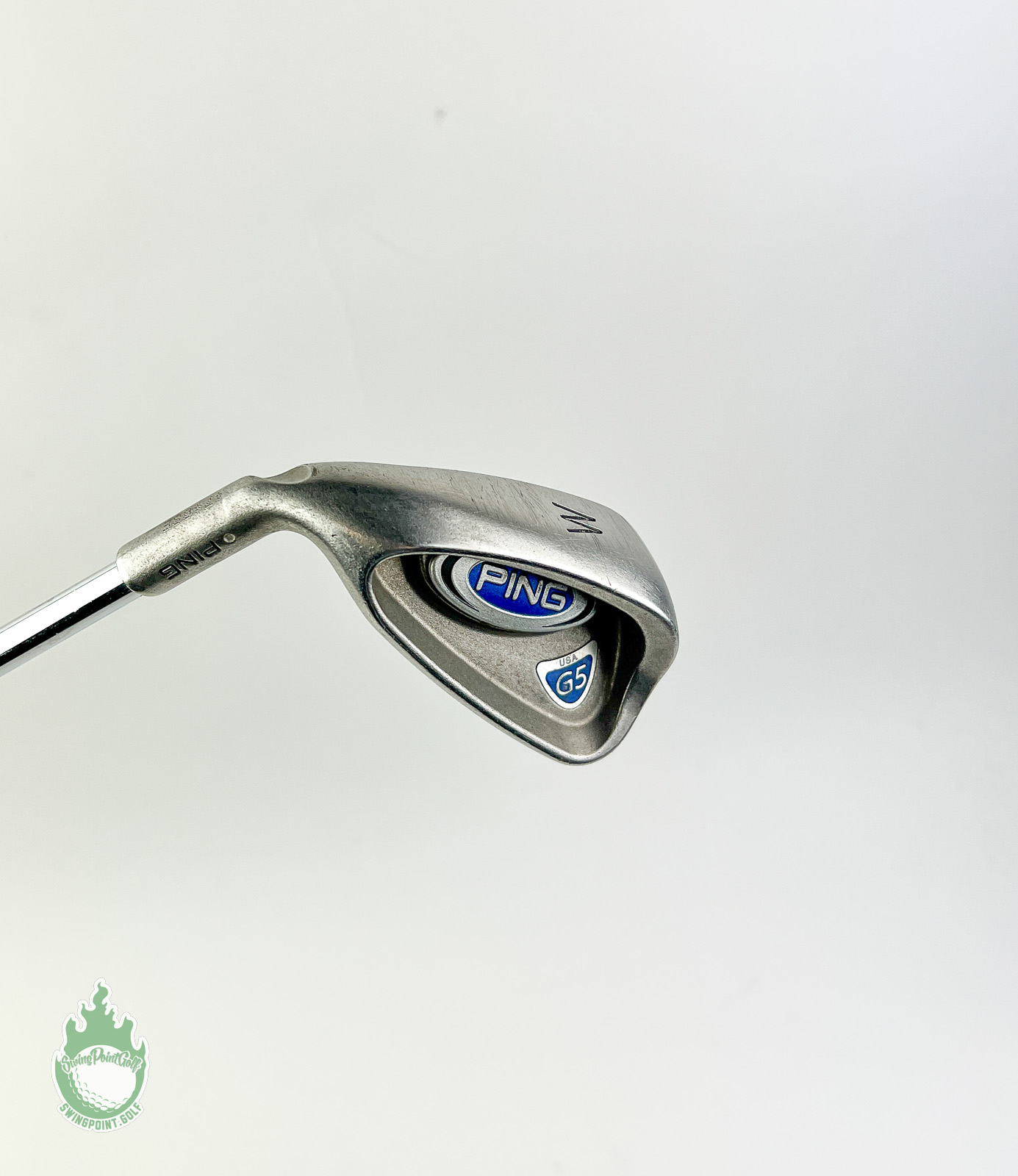 Used LEFT Handed Ping G5 Silver Dot Pitching Wedge Regular Flex Steel ...