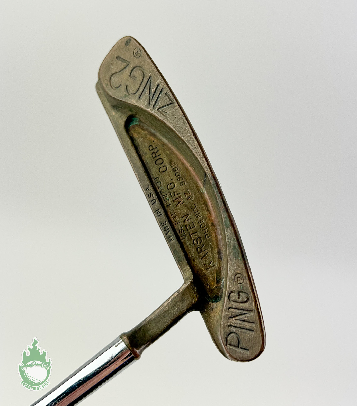 Used RH Ping Karsten Zing 2 Beryllium Copper BeCu Putter 34" Steel Golf ...