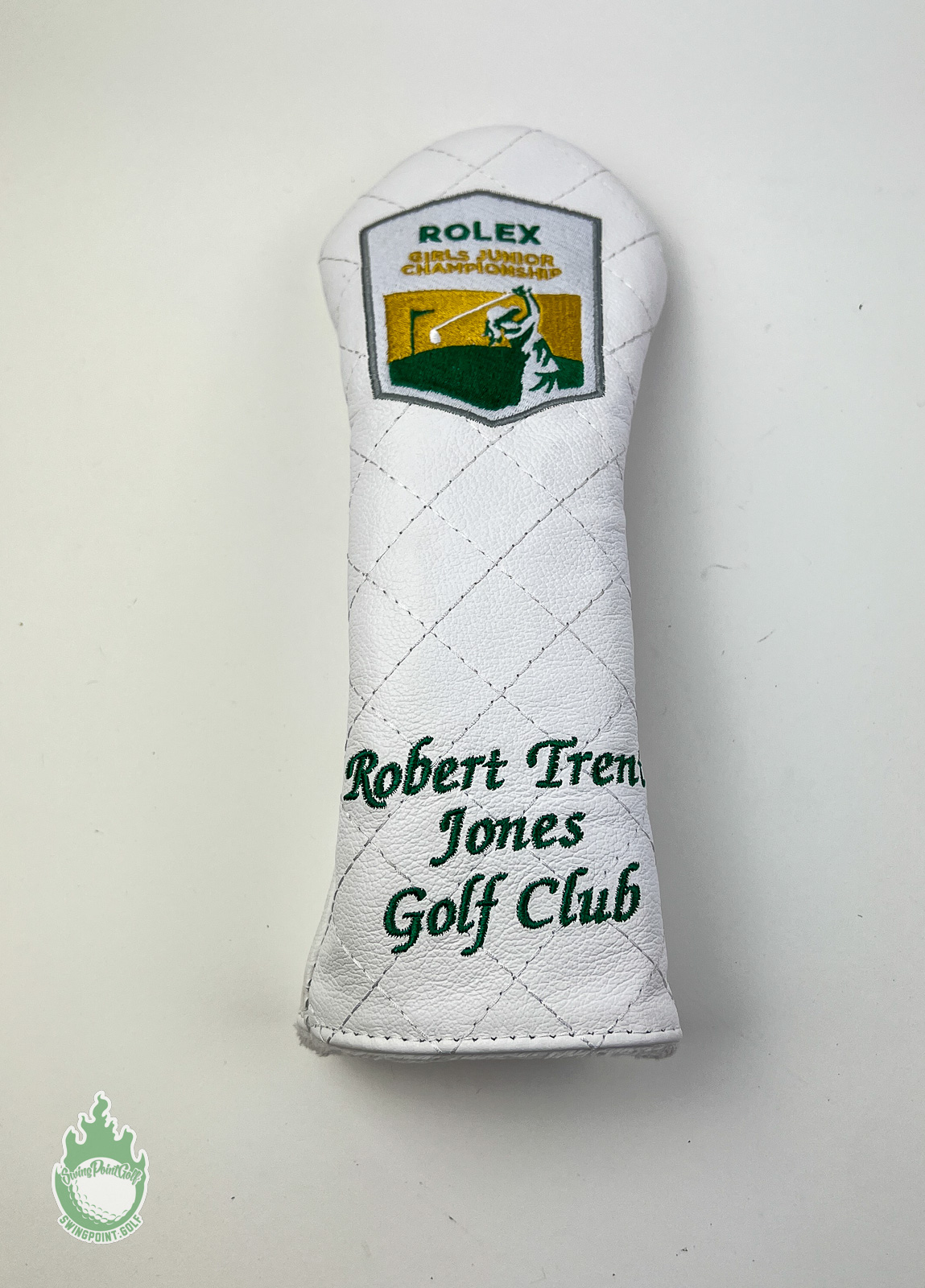 EP Headcovers White Leather Golf Utility Hybrid Rolex Girls Junior Head ...