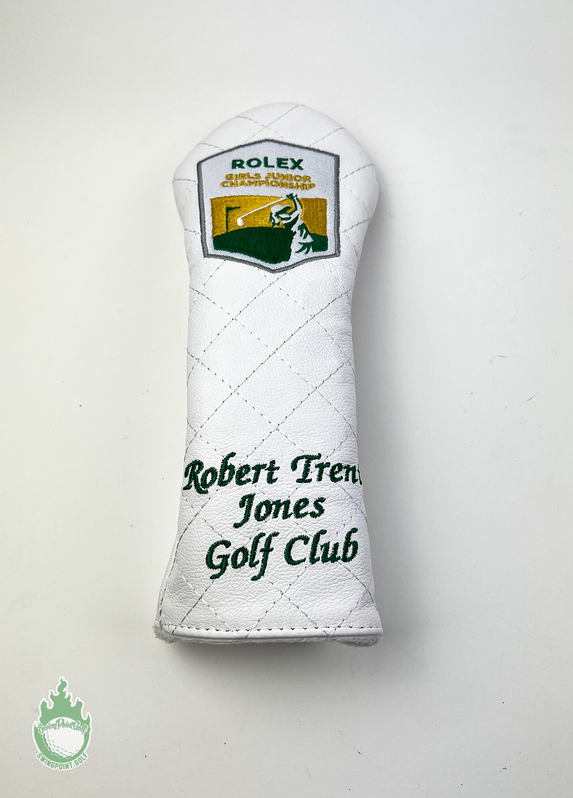 EP Headcovers White Leather Golf Utility Hybrid Rolex Girls Junior Head ...