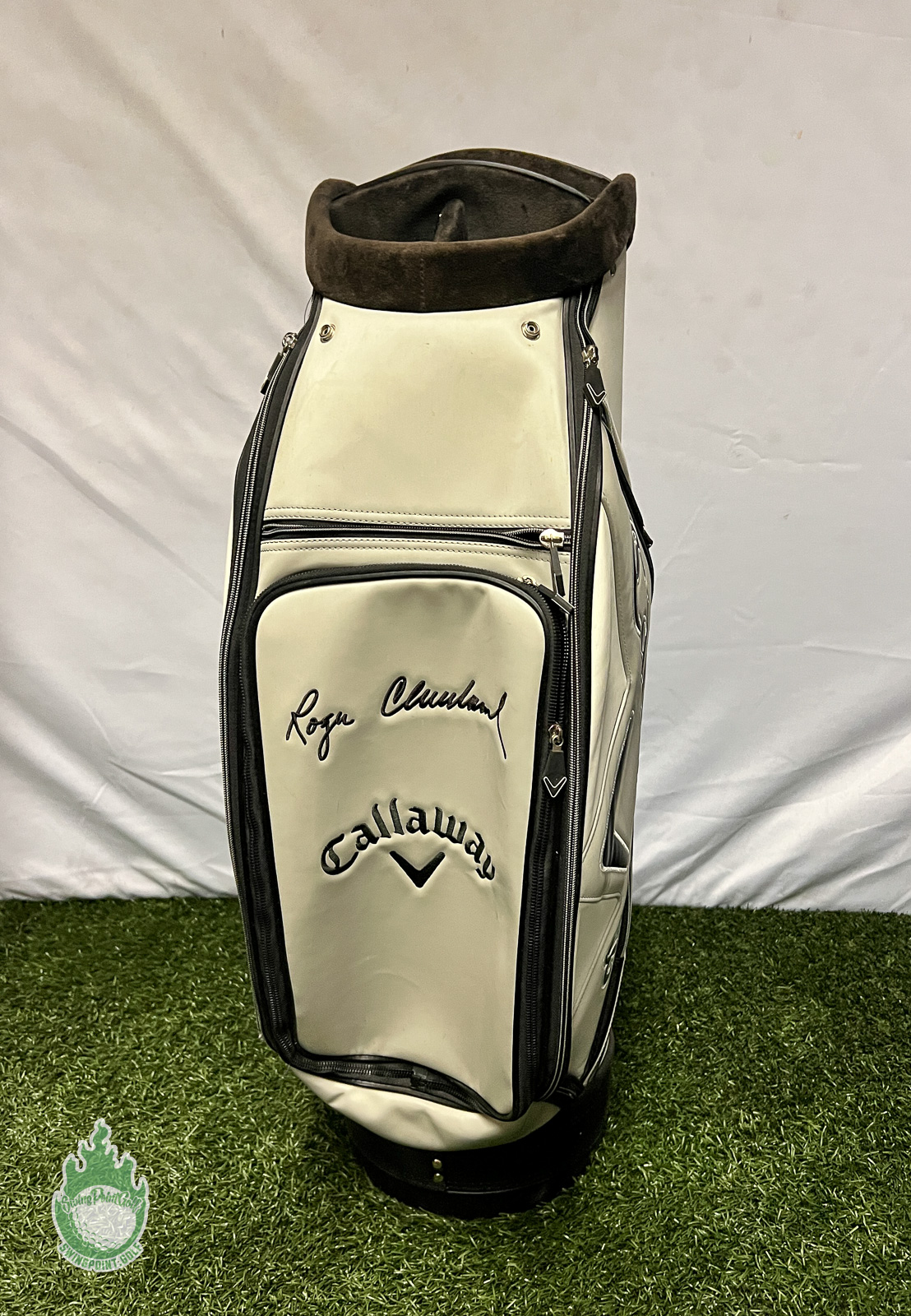 Gently Used Callaway 6-Way Roger Cleveland Grey/White Golf Staff Bag ...
