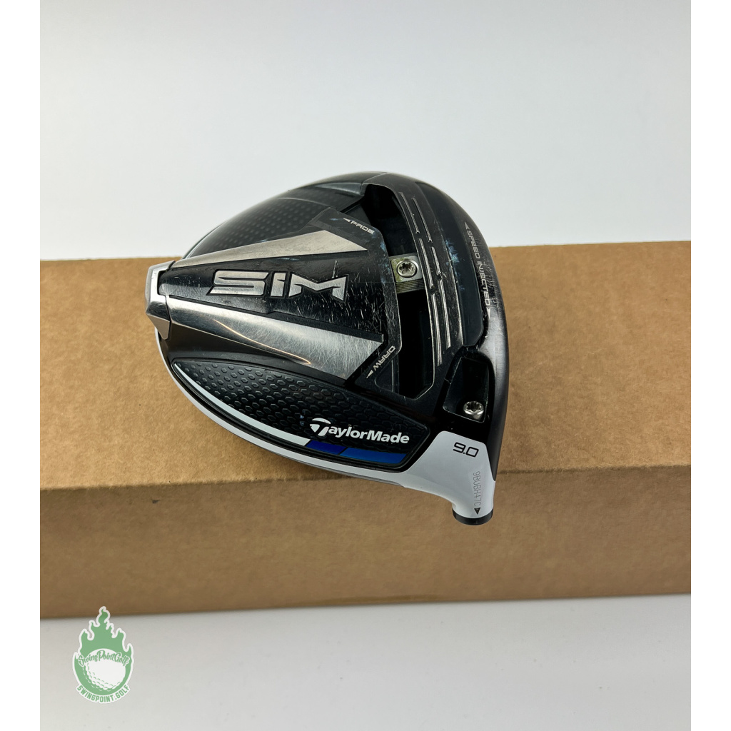 Tour Issued RH 2020 TaylorMade SIM MAX Driver 9* HEAD ONLY Golf Club ...