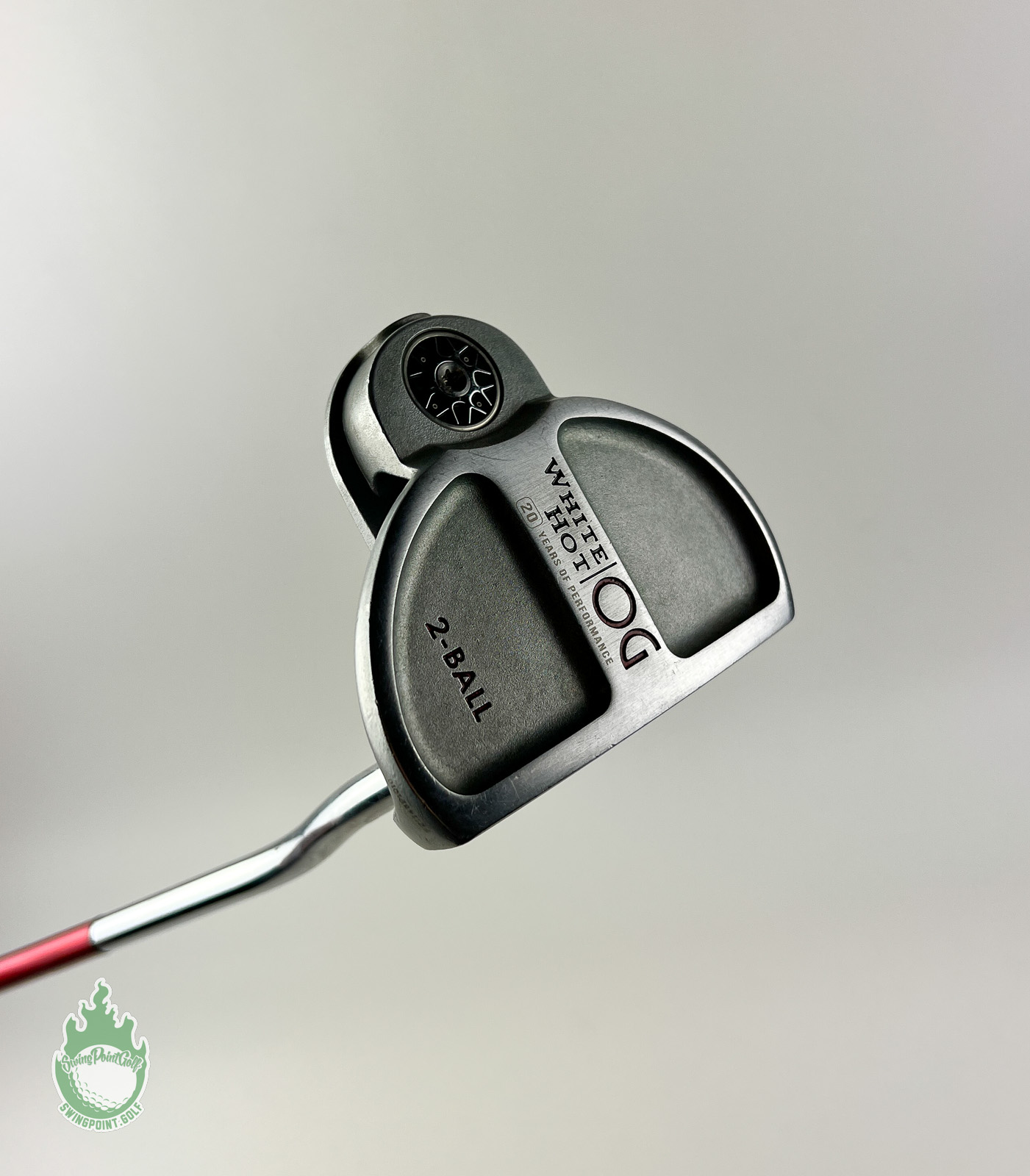 Used RH Odyssey White Hot OG 2-Ball 35" Putter Stroke Lab Shaft Golf ...