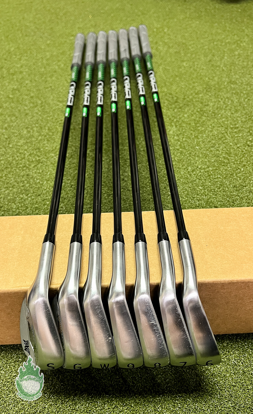 Used LH PXG 0211 Dual COR Irons 6-PW/GW/SW Cypher 5.0 Senior Graphite ...