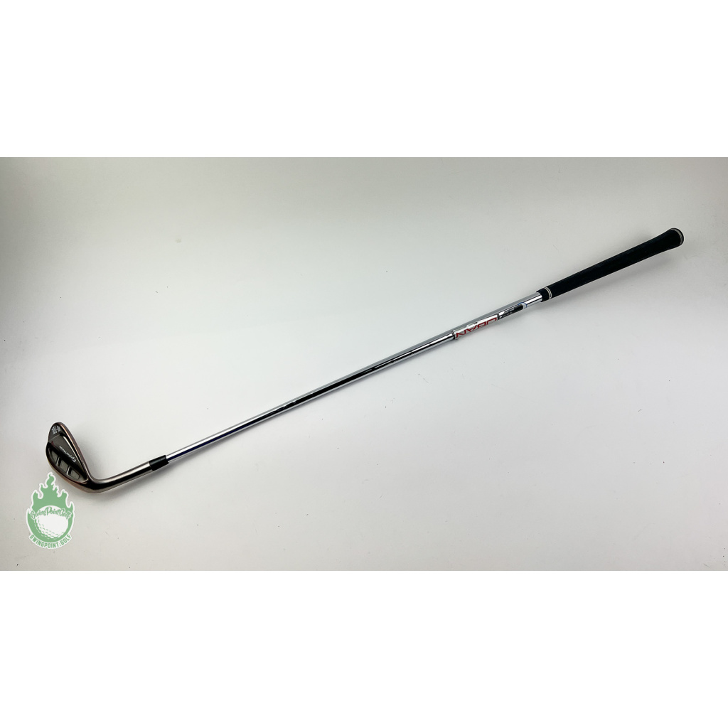 Used LEFT HANDED TaylorMade Hi-Toe RAW Wedge 58*-10 Regular Steel Golf ...