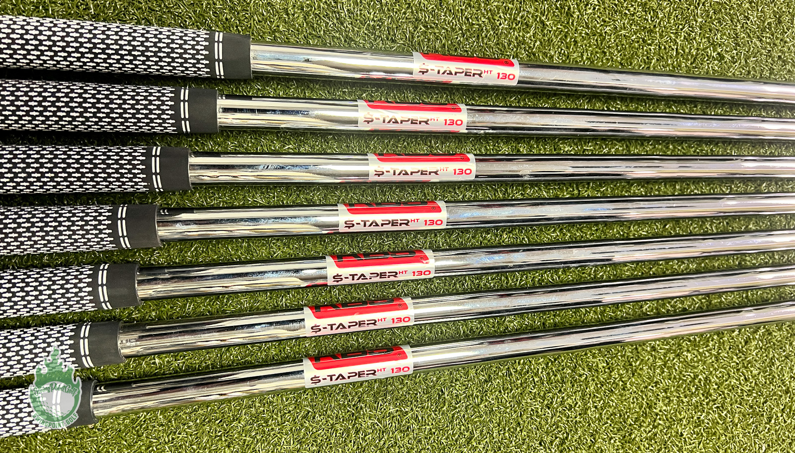 Used KBS Tour $-Taper HT 130g X Flex Steel Iron Shafts 4-PW Taper Tip ...