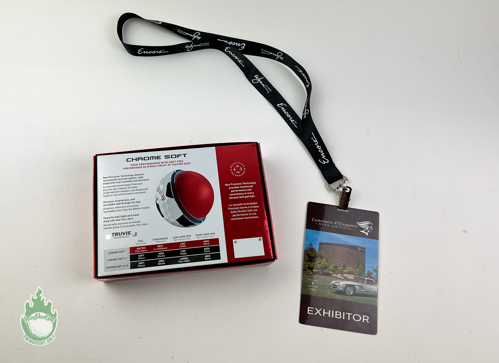 New 1 Dozen Concours d'Elegance 2022 Lanyard & Callaway Chrome Soft ...