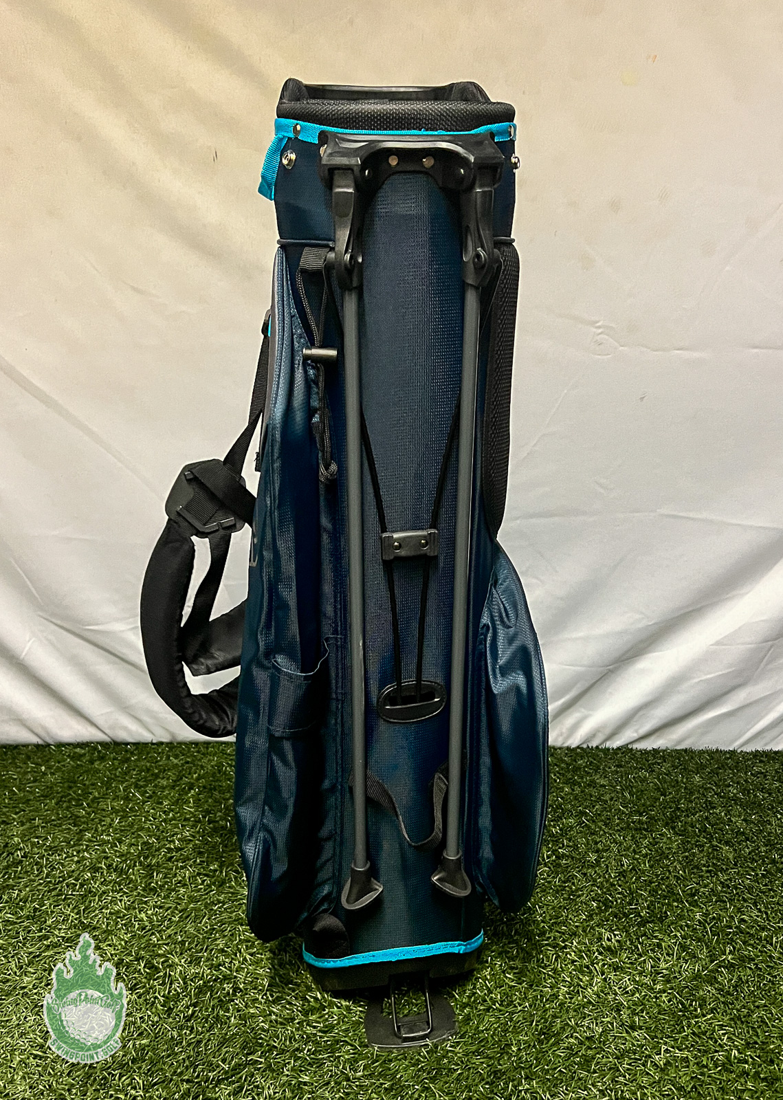 New Wilson Staff Feather Stand Bag 4 Way Navy Blue – Ships Free ...